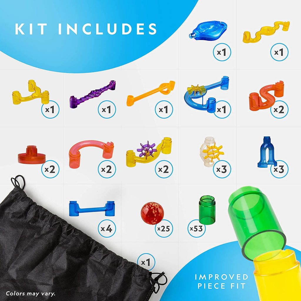 NATIONAL GEOGRAPHIC Glowing Marble Run – 115 Piece | Think Blue Marble