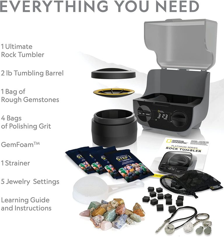 NATIONAL GEOGRAPHIC Professional Rock Tumbling Kit | Think Blue Marble