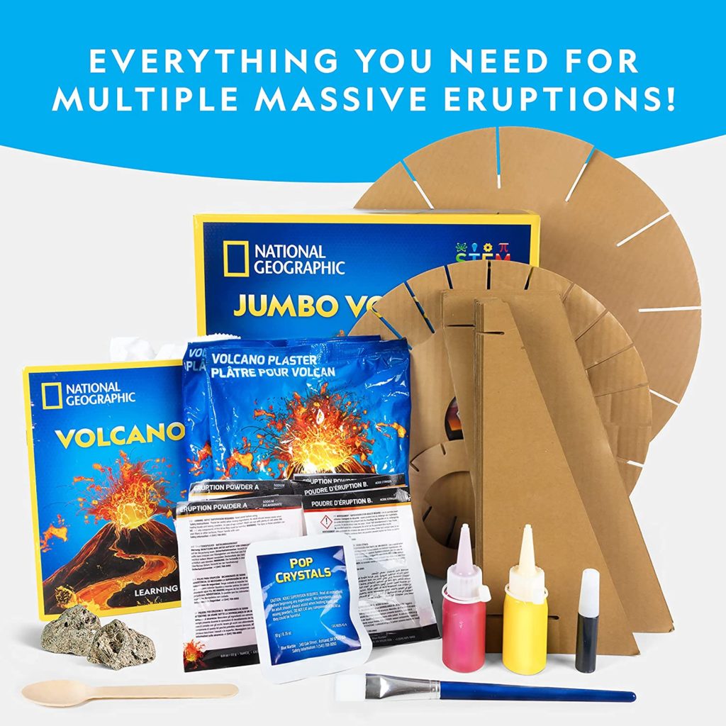 NATIONAL GEOGRAPHIC Jumbo Volcano Science Kit | Think Blue Marble